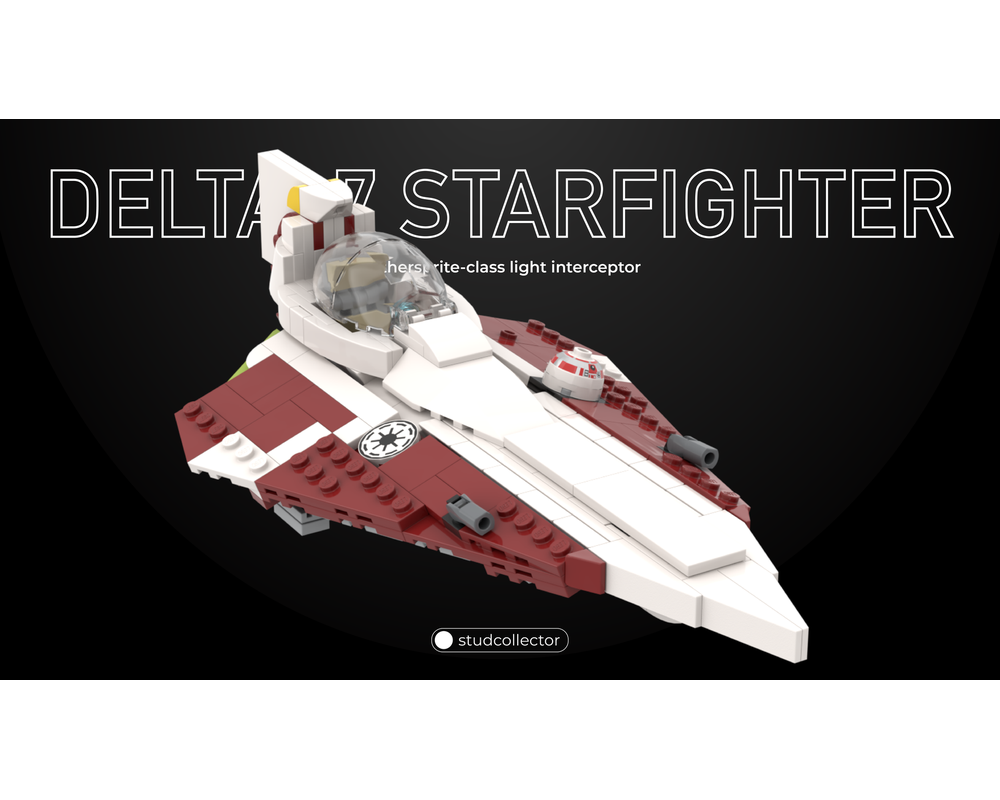 LEGO MOC Delta-7 Starfighter | 75333 MOD by studcollector | Rebrickable ...