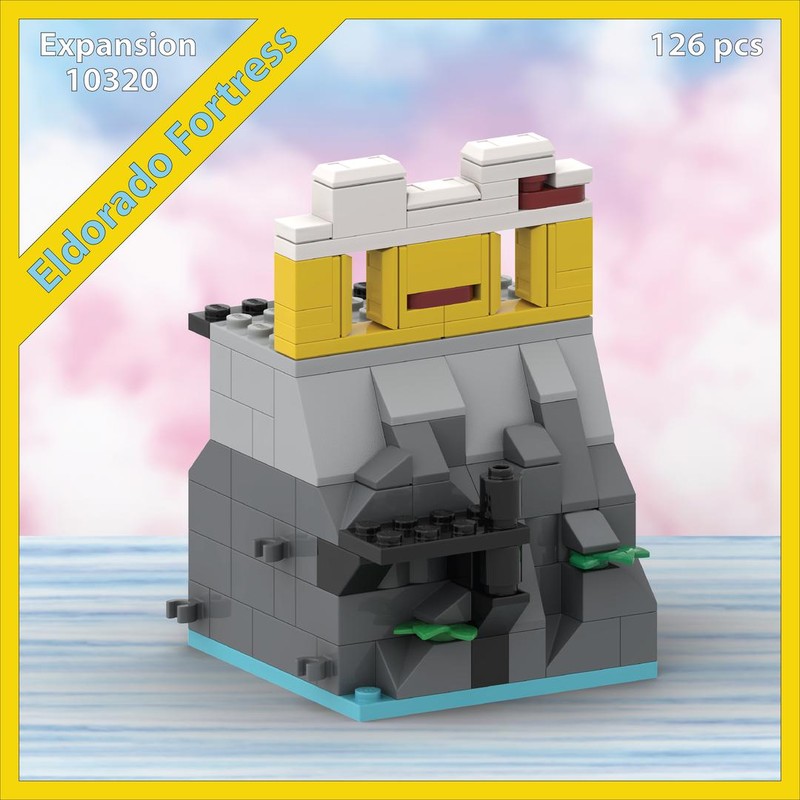 LEGO MOC Wall Expansion: Eldorado Fortress (10320) by ...