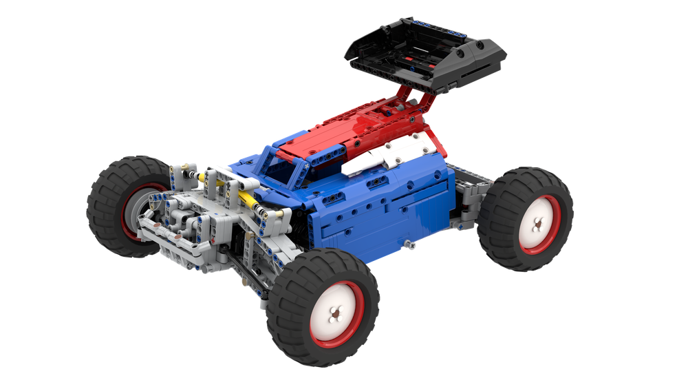 LEGO MOC 4x4 truggy (PROTOTYPE) by Lixander A. | Rebrickable - Build ...