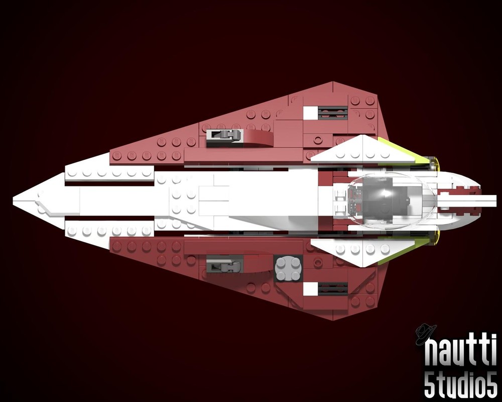 LEGO MOC Obi-Wan’s Delta-7 Starfighter (75333 modified, NO EXTRA PIECES ...