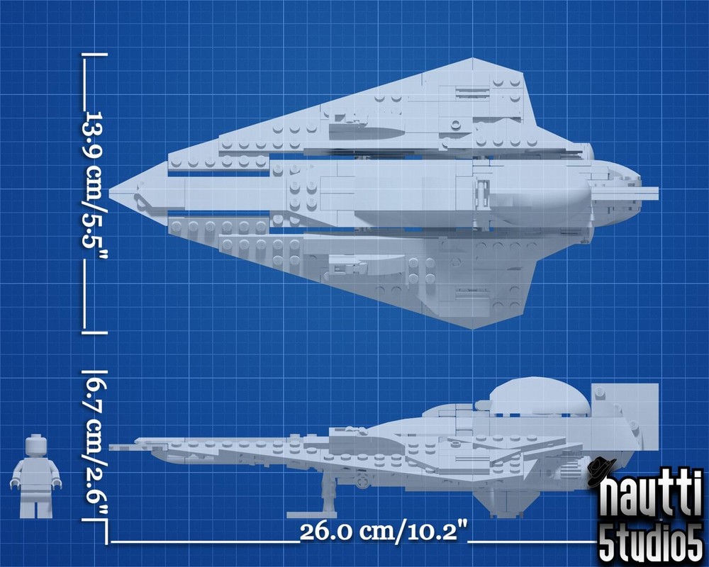 LEGO MOC Obi-Wan’s Delta-7 Starfighter (75333 modified, NO EXTRA PIECES ...