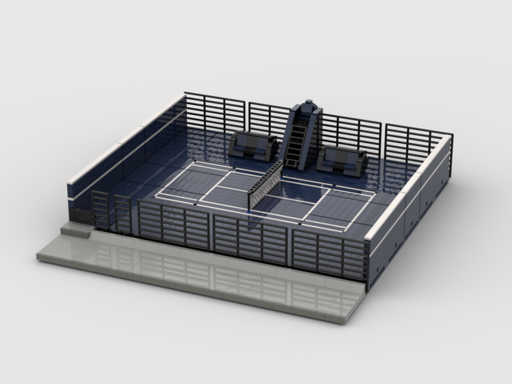 LEGO MOC Modular Tennis Court by Safisab | Rebrickable - Build with LEGO