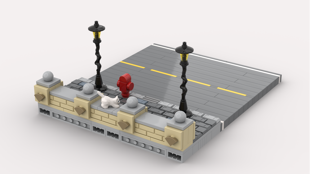 LEGO MOC Street Section by legoalfactotum | Rebrickable - Build with LEGO