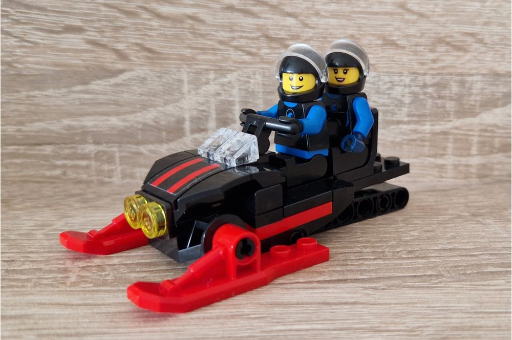 Lego Moc Snowmobile By Nico2301 Rebrickable Build With Lego