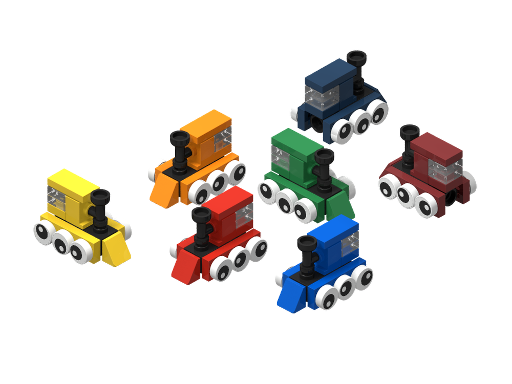 LEGO MOC Tiny Train by alohasurf | Rebrickable - Build with LEGO