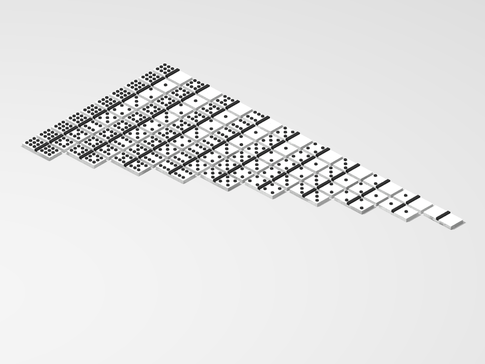 LEGO MOC Double Nine Dominoes by alohasurf | Rebrickable - Build with LEGO