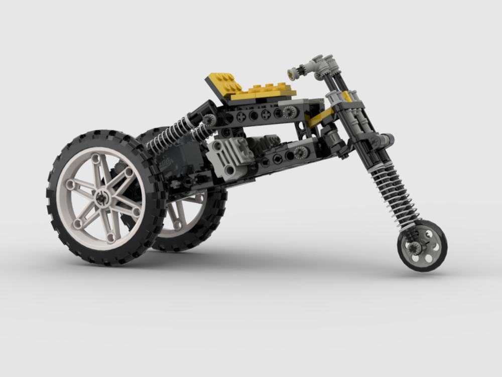 LEGO MOC 8838 Pull-back motor tricycle by mpdavie | Rebrickable - Build ...