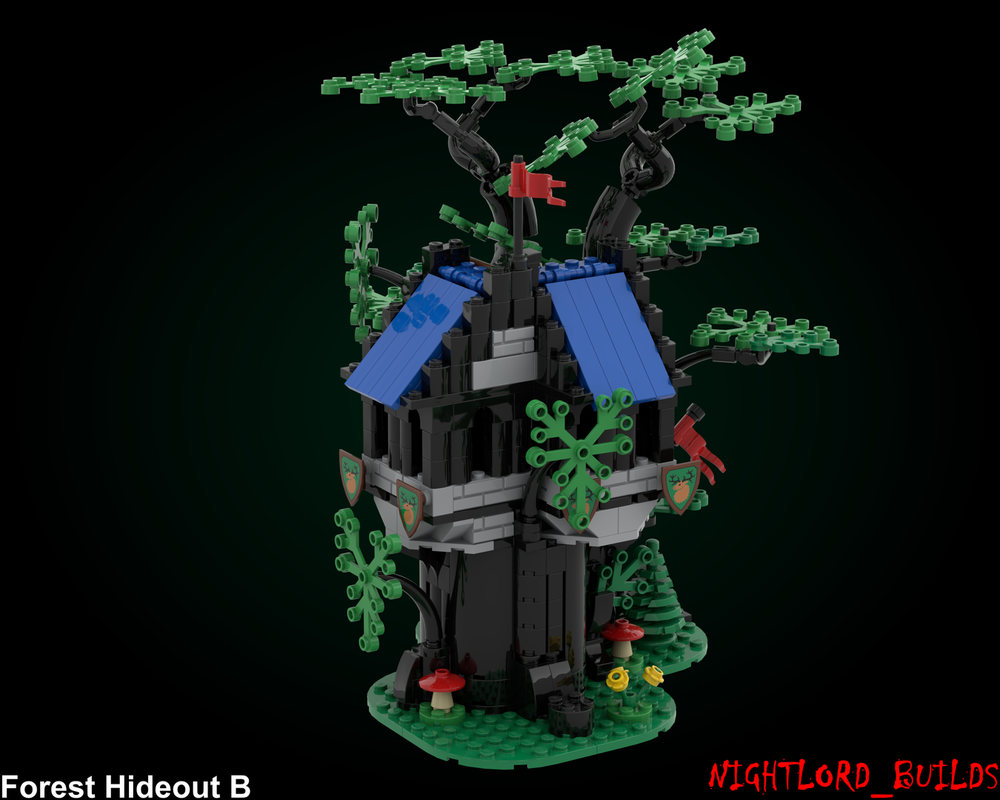 Lego Moc Forest Hideout Expansion Pack 2in2 By Nightlordbuilds