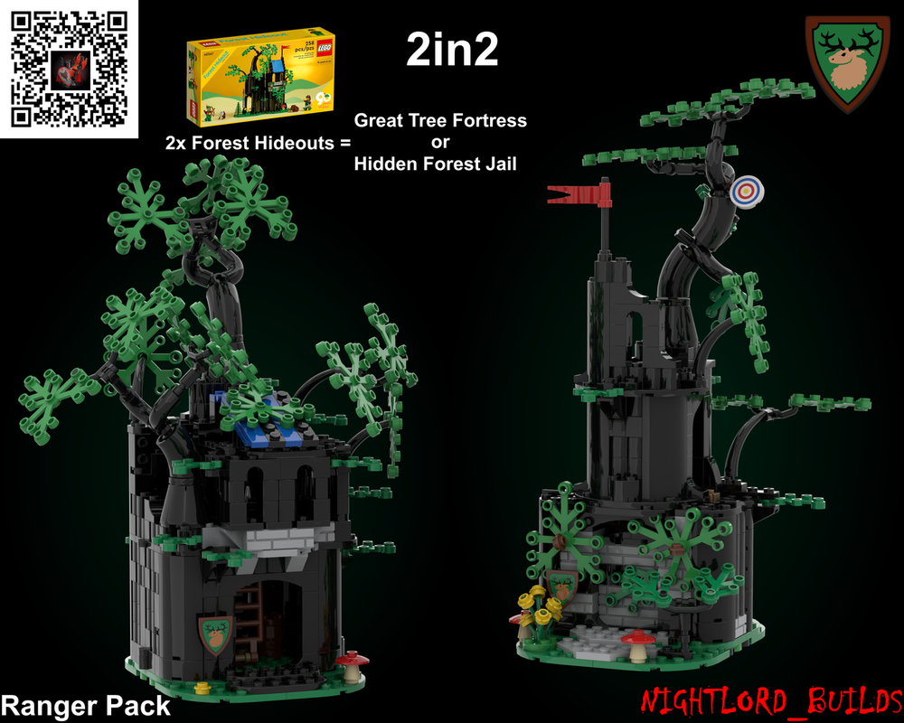 LEGO MOC Forest Hideout Combo Pack Deal 6in2 by Nightlord_Builds ...