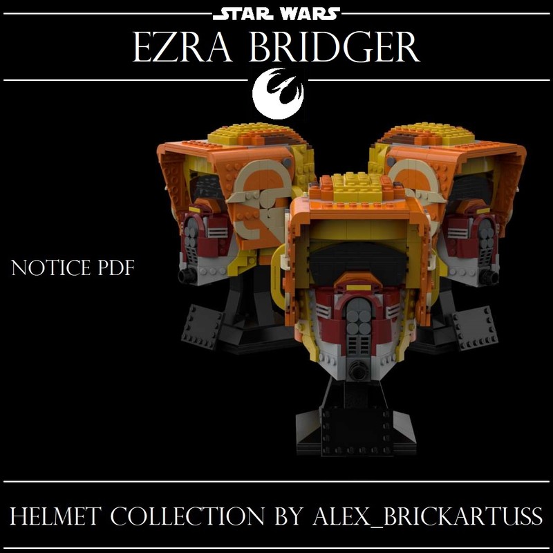 LEGO MOC helmet Ezra Bridger by Alex_BricKartuss | Rebrickable - Build ...