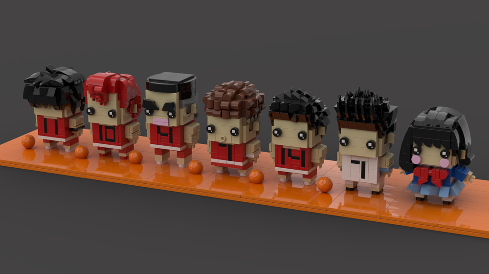 LEGO MOC SLAM DUNK BRICKHEADZ 灌籃高手 by legomania_josh | Rebrickable ...