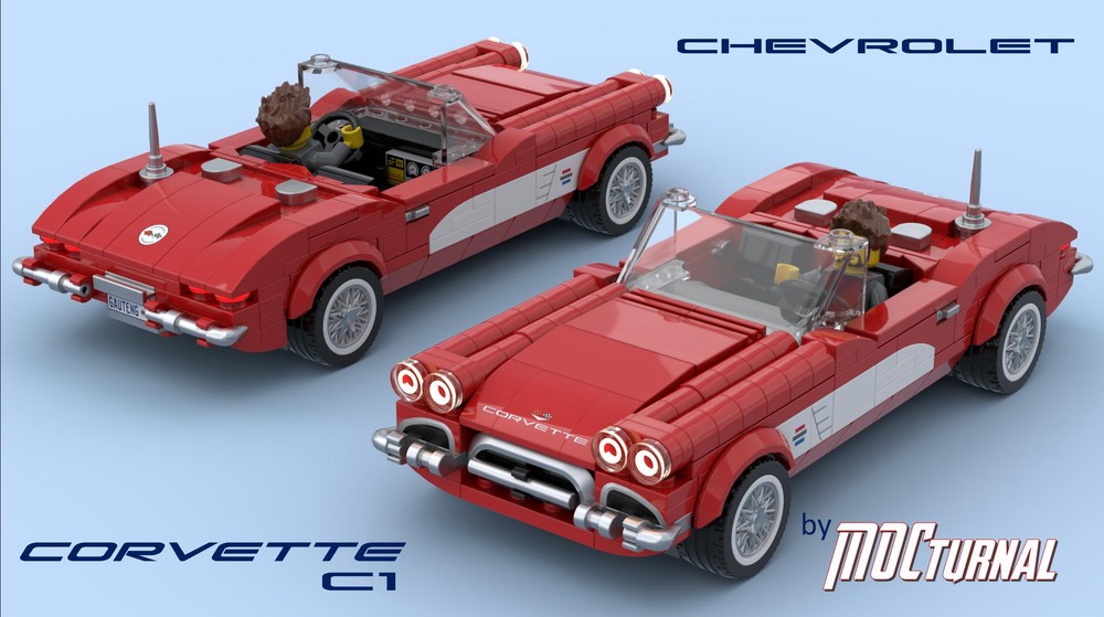 LEGO MOC MOCturnal Mini Icons Corvette C1 by MOCturnal | Rebrickable ...