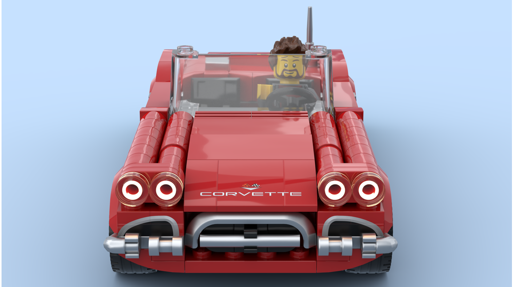 Lego Moc Mocturnal Mini Icons Corvette C1 By Mocturnal Rebrickable