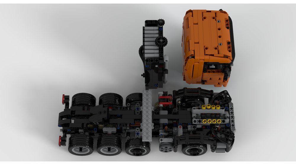 Lego Moc Scania Truck 8x4 By Ronaldrumf Rebrickable Build With Lego