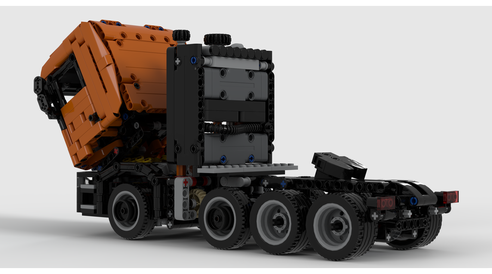 Lego Moc Scania Truck 8x4 By Ronaldrumf Rebrickable Build With Lego