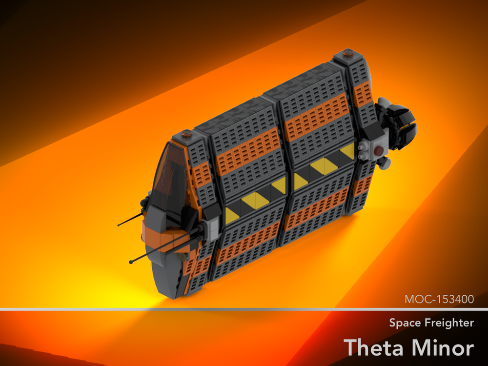 LEGO MOC Space Freighter "Theta Minor" by brampf | Rebrickable - Build ...