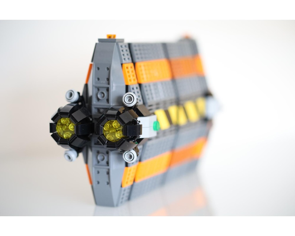 Lego Moc Space Freighter Theta Minor By Brampf Rebrickable Build