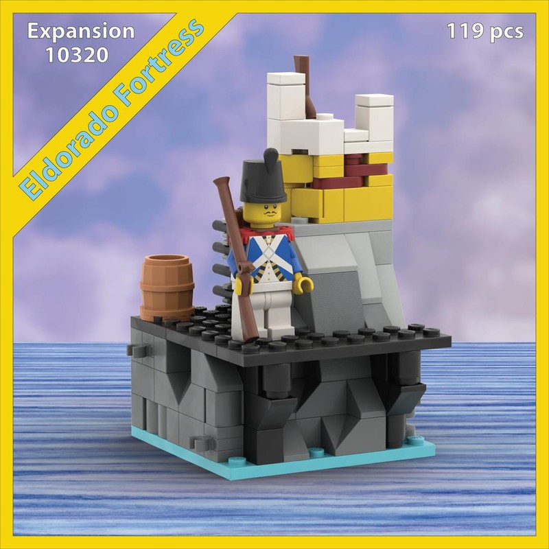 LEGO MOC Small Dock Expansion: Eldorado Fortress (10320) by ...
