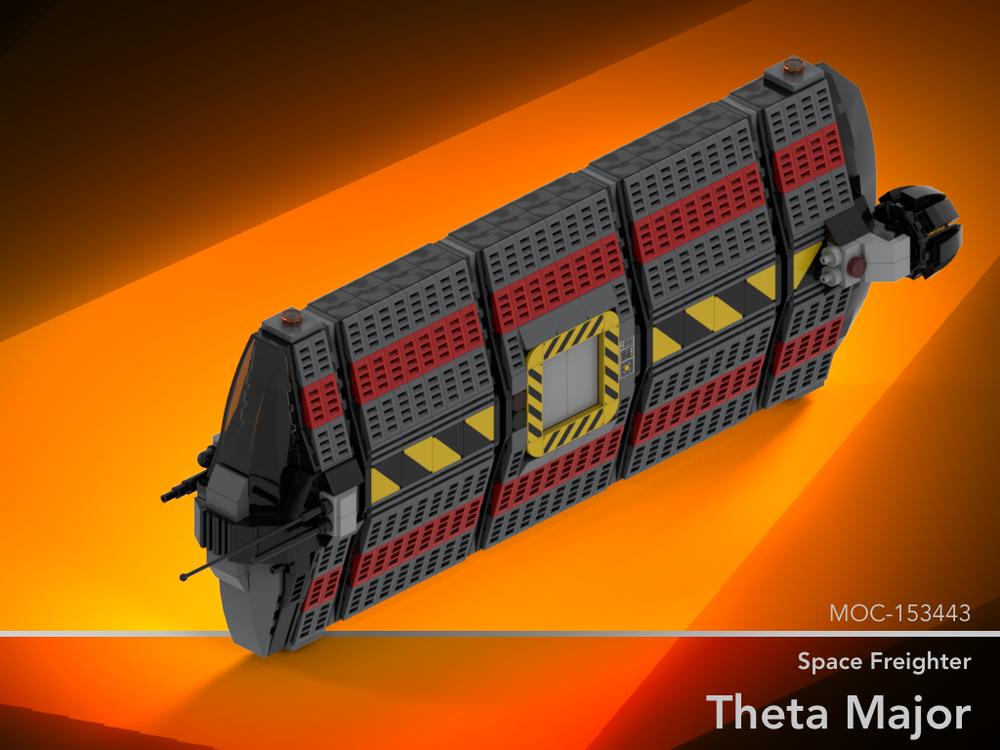 LEGO MOC Space Freighter "Theta Major" by brampf | Rebrickable - Build ...
