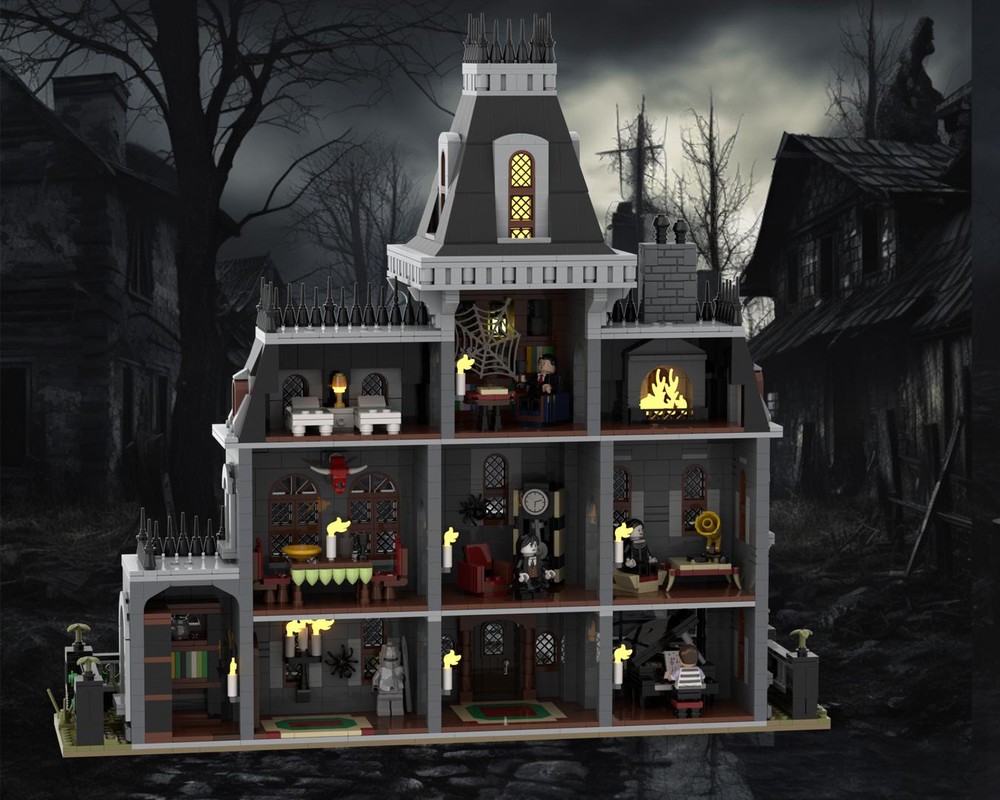 LEGO MOC Wednesday Addams Family Mansion by Bullbrick_store ...