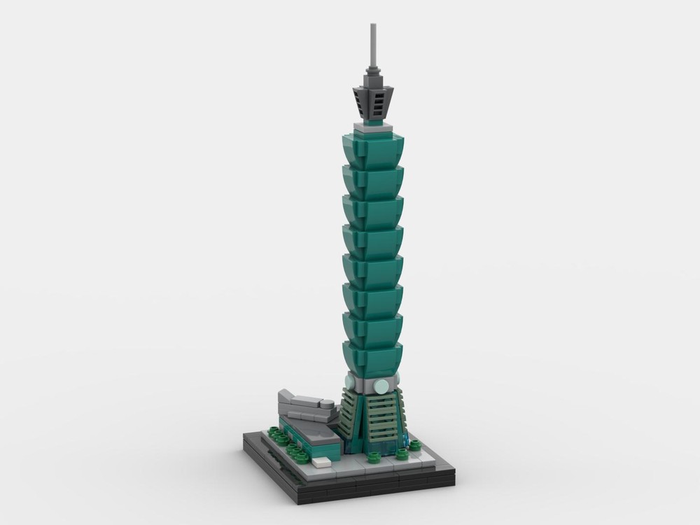 LEGO MOC Taipei 101 by Taters | Rebrickable - Build with LEGO