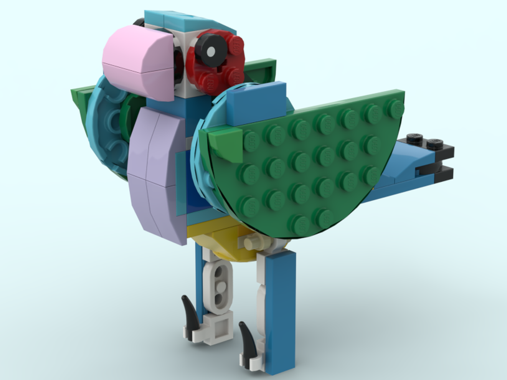 LEGO MOC 31136 Gouldian Finch by Pikminfan67 | Rebrickable - Build with ...