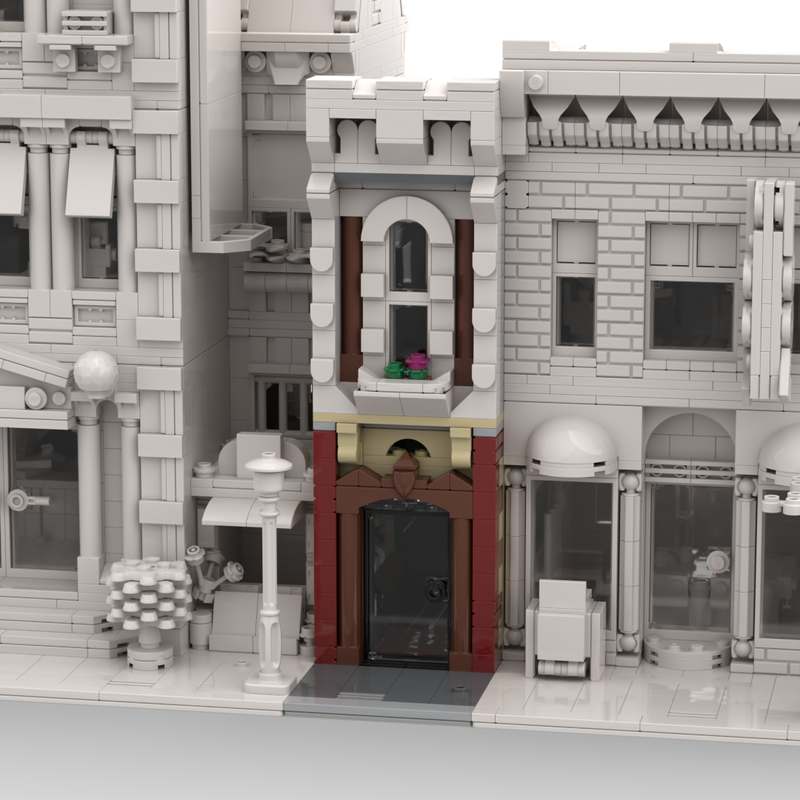 LEGO MOC Downtown Paint Shop by GIB Studios | Rebrickable - Build with LEGO