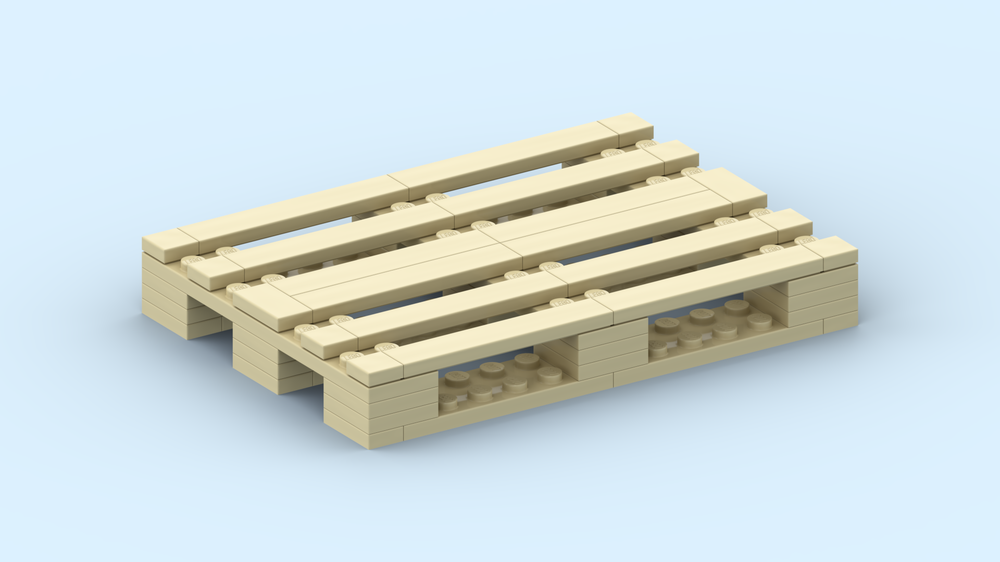 LEGO MOC EUR EPAL Palett by Blackstripe81 | Rebrickable - Build with LEGO