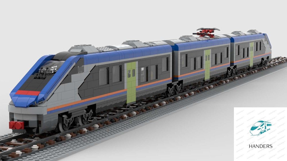 LEGO MOC Italian Regional Jazz Train by Handers | Rebrickable - Build ...