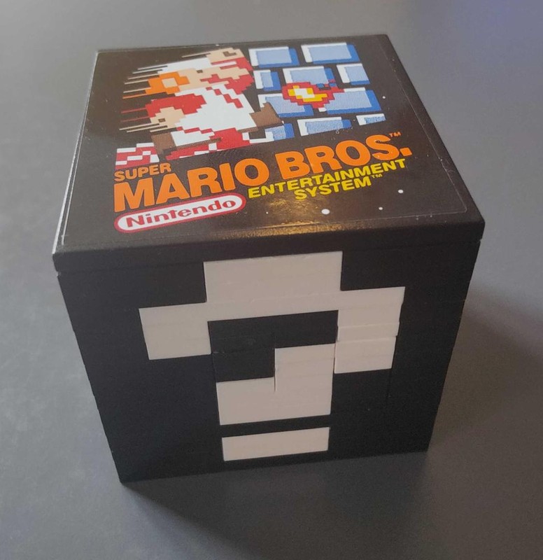 Lego Moc Question Block Puzzle Box By Deap82 Rebrickable Build With