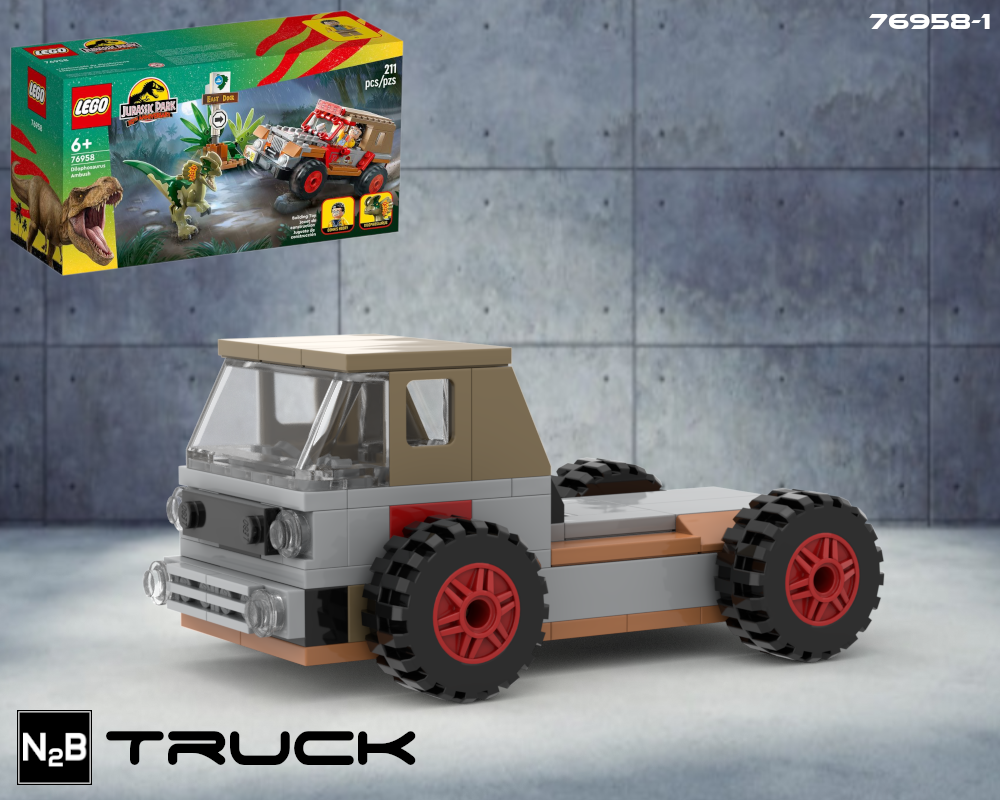 LEGO MOC Truck - Alternate build 1 Lego 76958 by n2brick | Rebrickable ...