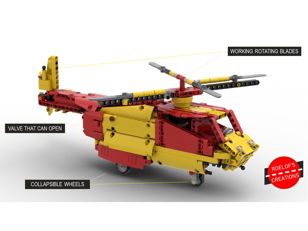 Lego Moc 42152 B Model Helicopter By Roelofs Creations Rebrickable