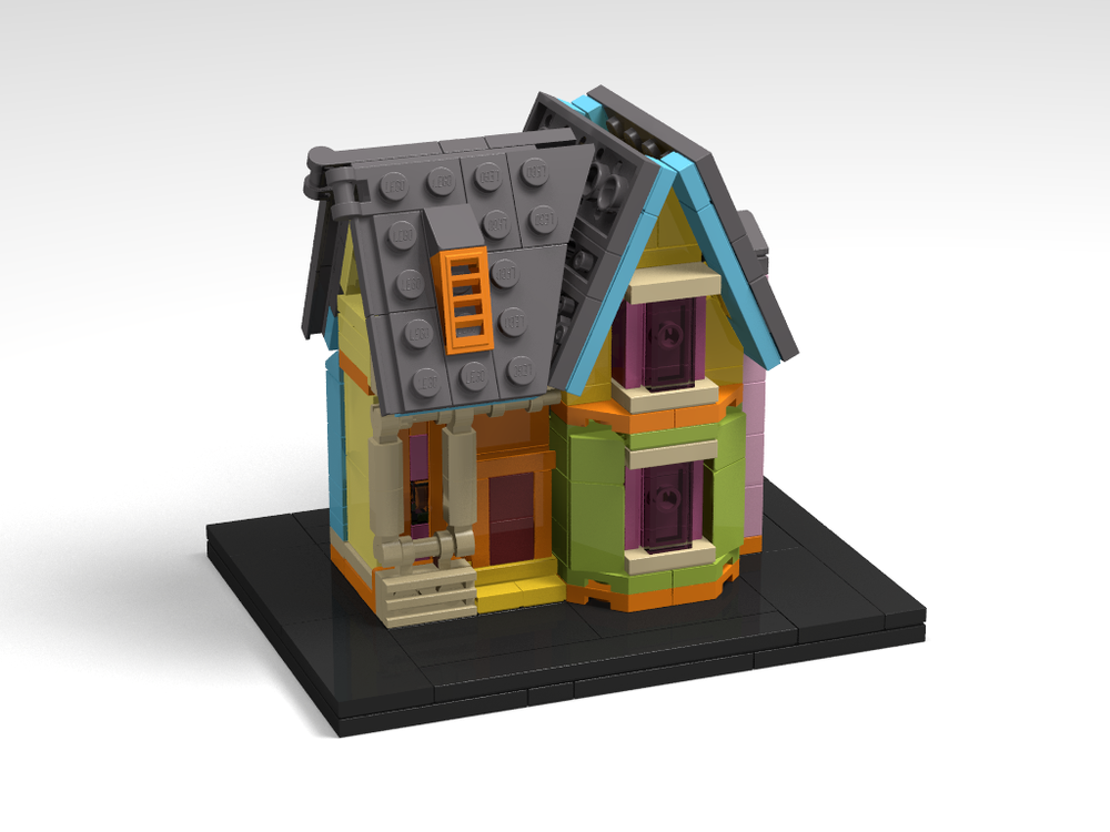 LEGO MOC Up House (micro version) by Avocados | Rebrickable - Build ...