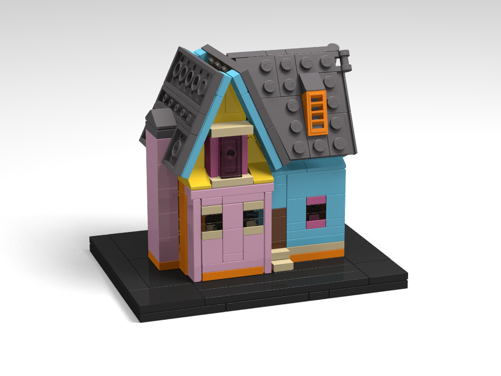 LEGO MOC Up House (micro version) by Avocados | Rebrickable - Build ...