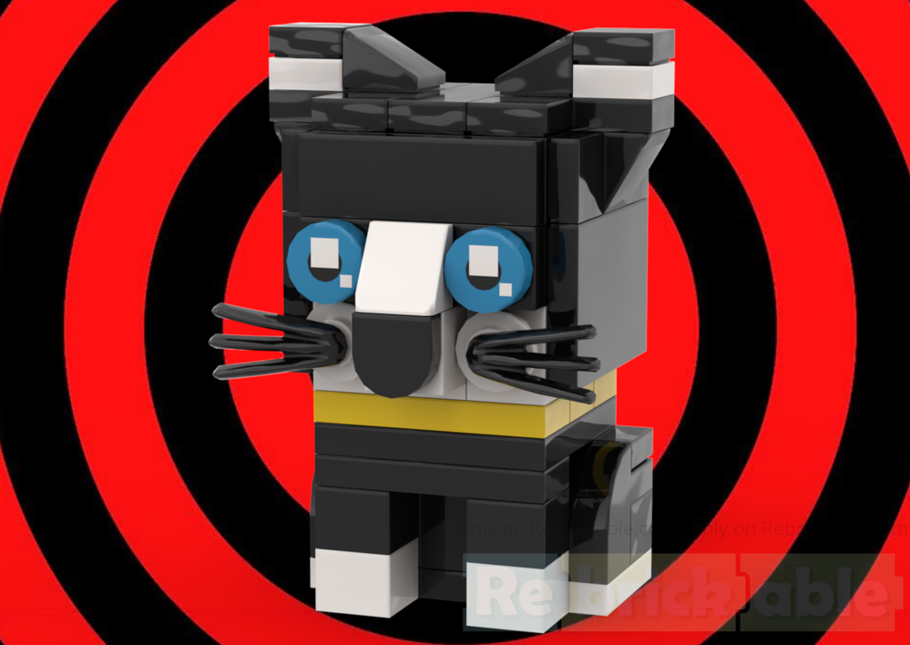 LEGO MOC Persona 5 Morgana BrickHead by GoldengamerLego | Rebrickable ...