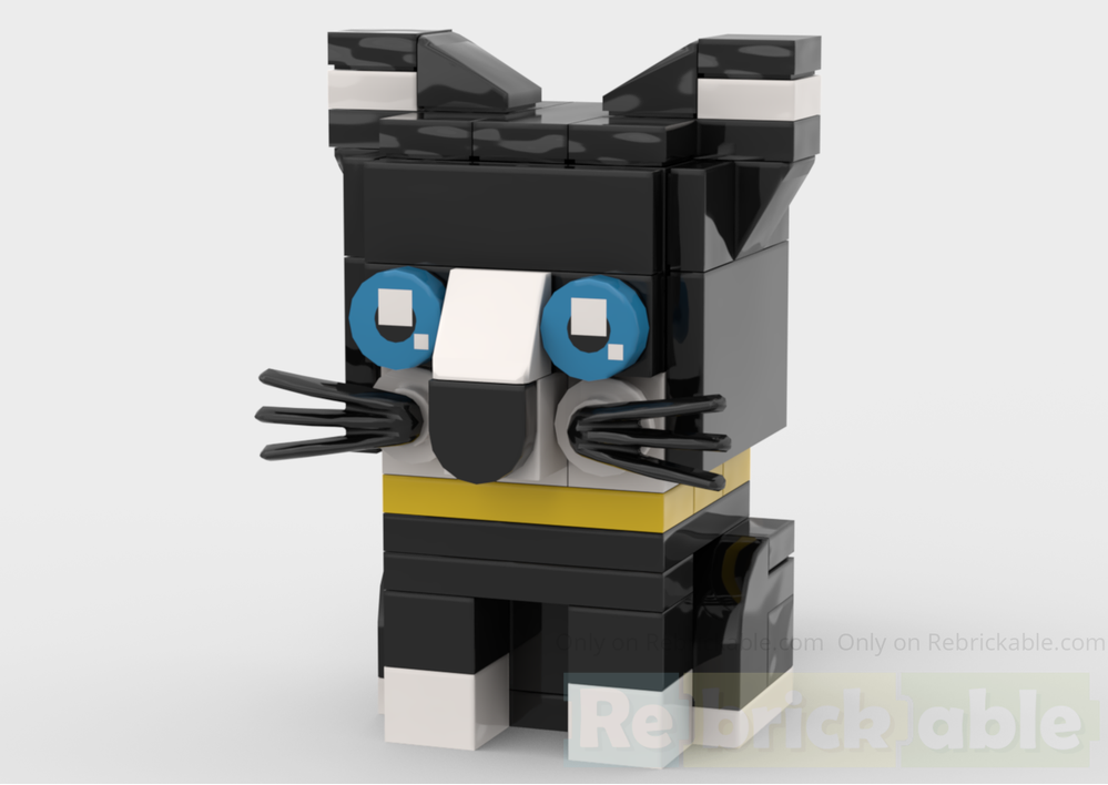 LEGO MOC Persona 5 Morgana BrickHead by GoldengamerLego | Rebrickable ...