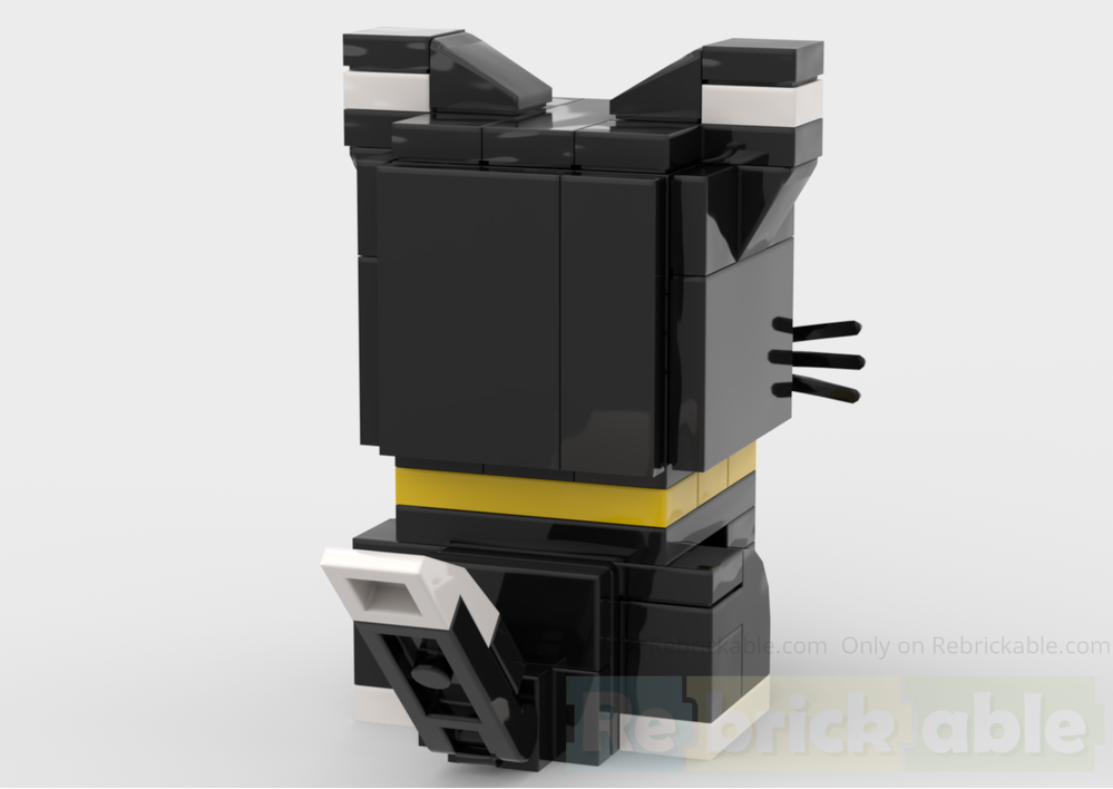 LEGO MOC Persona 5 Morgana BrickHead by GoldengamerLego | Rebrickable ...