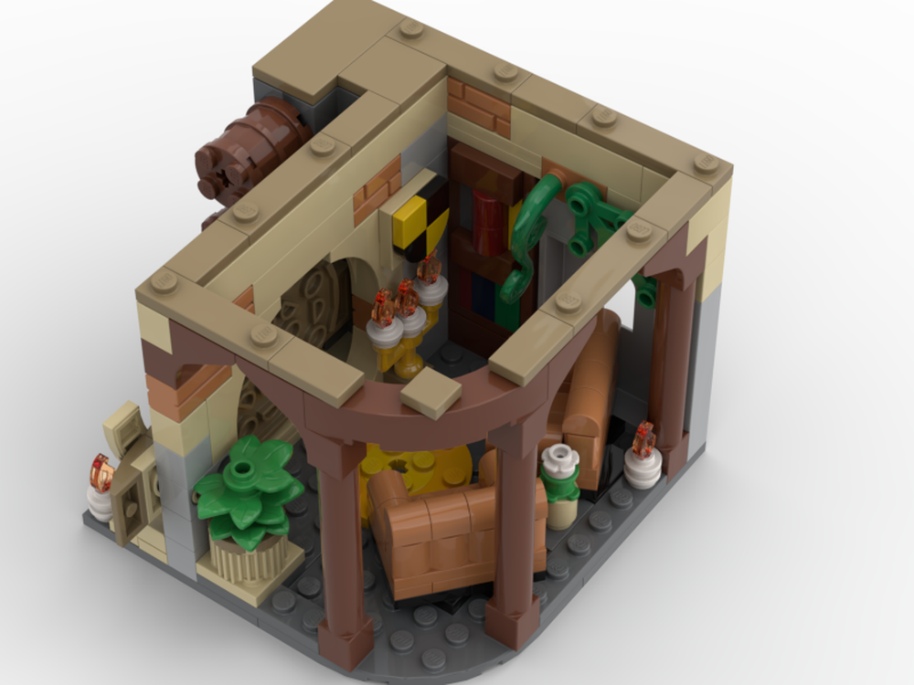 LEGO MOC HP Modular - Yellow Common Room by Gobsmack | Rebrickable ...