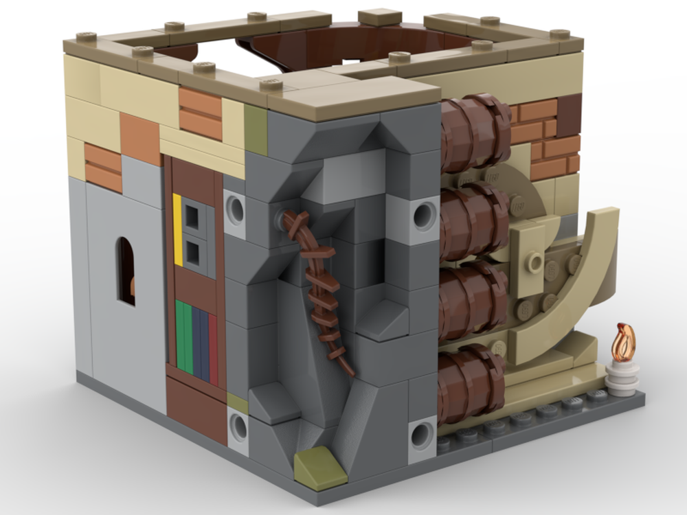 Lego Moc Hp Modular Yellow Common Room By Gobsmack Rebrickable