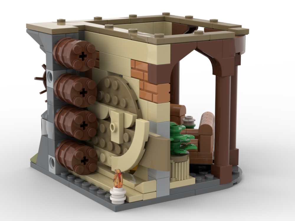 Lego Moc Hp Modular Yellow Common Room By Gobsmack Rebrickable