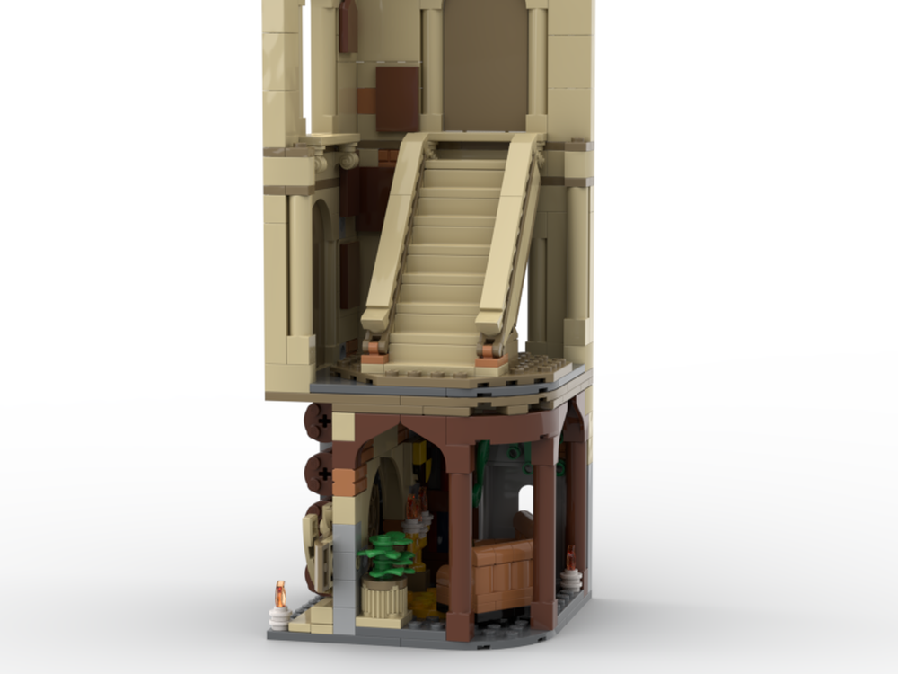Lego Moc Hp Modular Yellow Common Room By Gobsmack Rebrickable