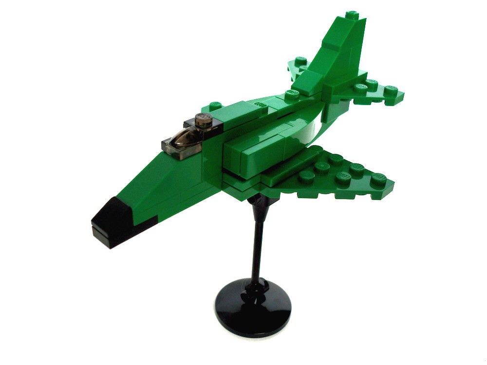 LEGO MOC Microscale A-4K Skyhawk by BrickMonkeyMOCs | Rebrickable ...