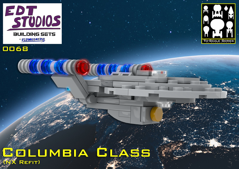 LEGO MOC Columbia Class by D10MegasXLR | Rebrickable - Build with LEGO