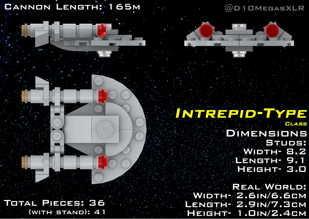 LEGO MOC Intrepid-Type Class by D10MegasXLR | Rebrickable - Build with LEGO