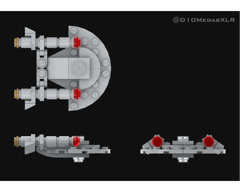 LEGO MOC Intrepid-Type Class by D10MegasXLR | Rebrickable - Build with LEGO