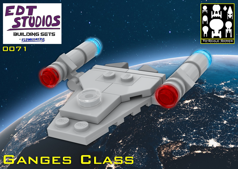 LEGO MOC Ganges Class by D10MegasXLR | Rebrickable - Build with LEGO