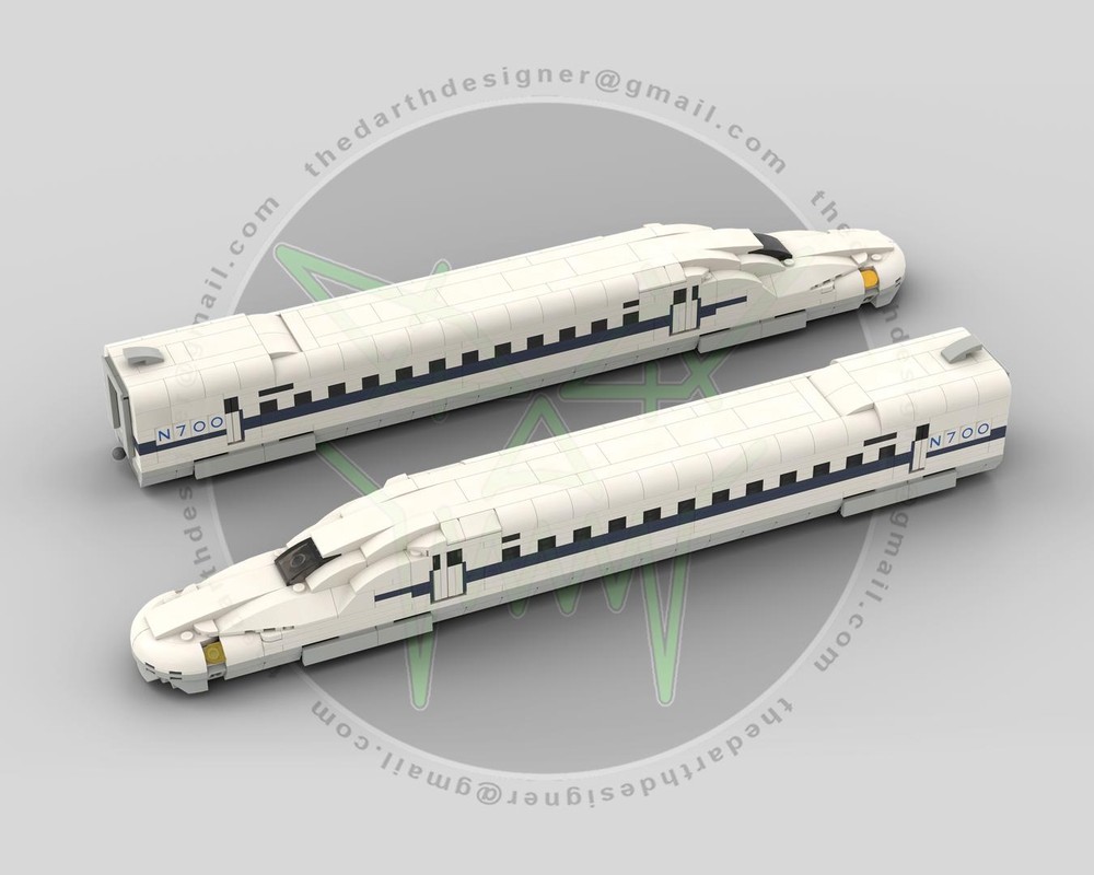 LEGO MOC-153597 Shinkansen N700 | Bullet Train - 1:70 Scale by ...