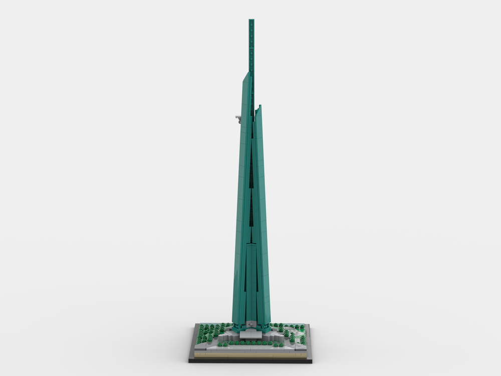 Lego Moc Jeddah Tower By Taters Rebrickable Build With Lego