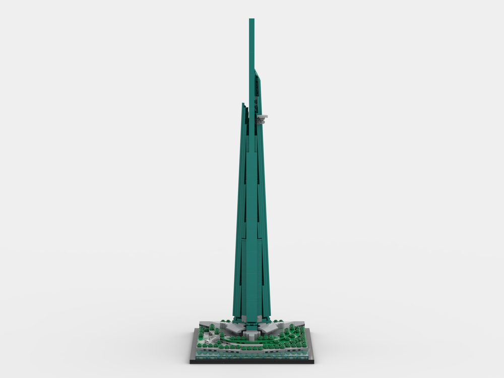 Lego Moc Jeddah Tower By Taters Rebrickable Build With Lego
