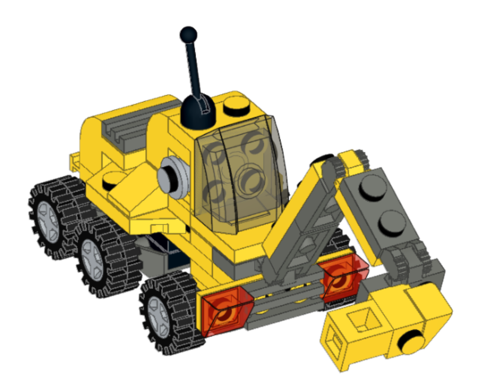 LEGO MOC mini log loader by Ziqing | Rebrickable - Build with LEGO